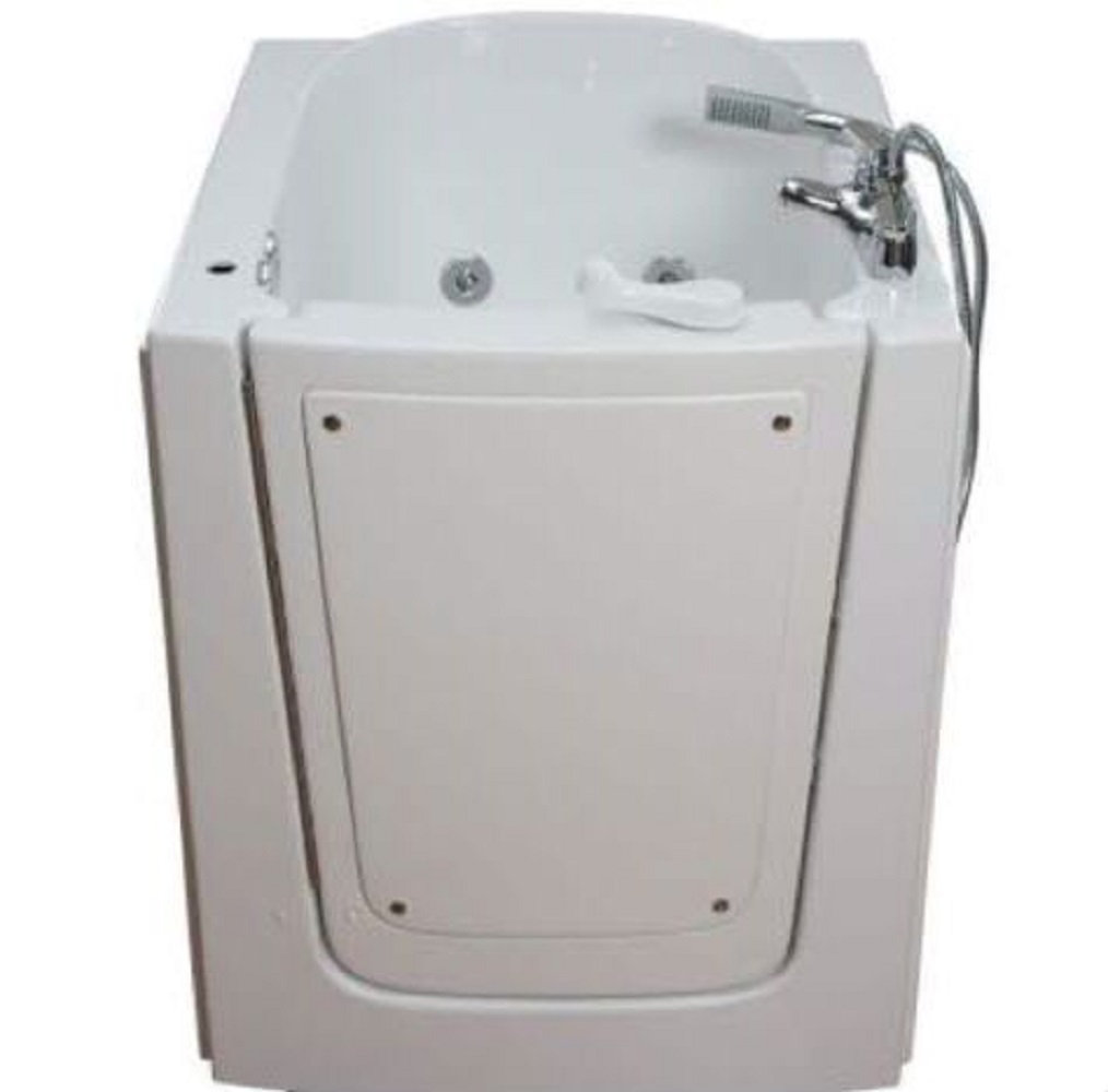 Avora Bath 38" L x 33" W Walk-In Whirlpool Fiberglass Bathtub with ...