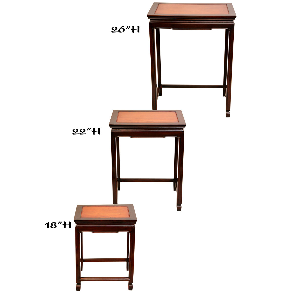 World Menagerie Hunt 26'' Tall Nesting Tables & Reviews | Wayfair