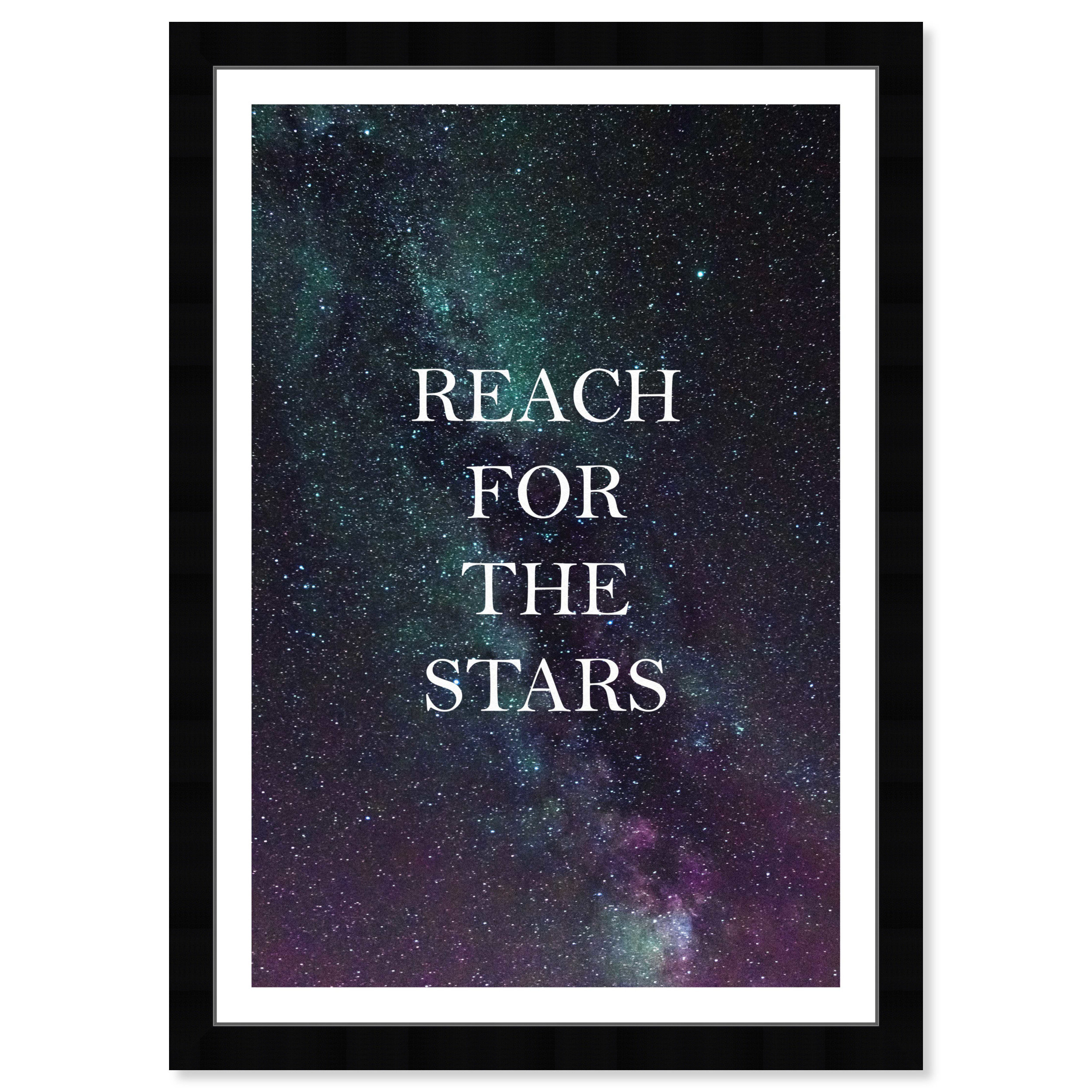 Trinx Typography And Quotes Reach For The Stars Inspirational Quotes ...