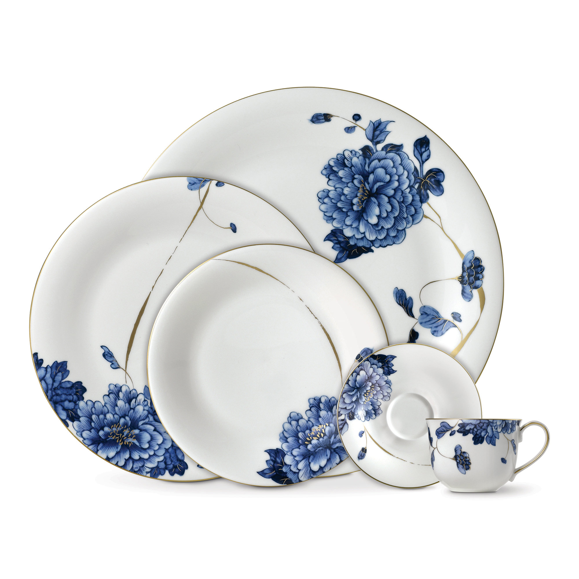 Prouna 5 Piece Bone China Place Setting Set, Service for 1 | Wayfair