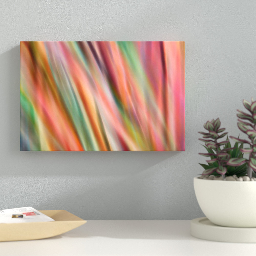 Wrought Studio Grass Barcode - Graphic Art on Canvas | Wayfair
