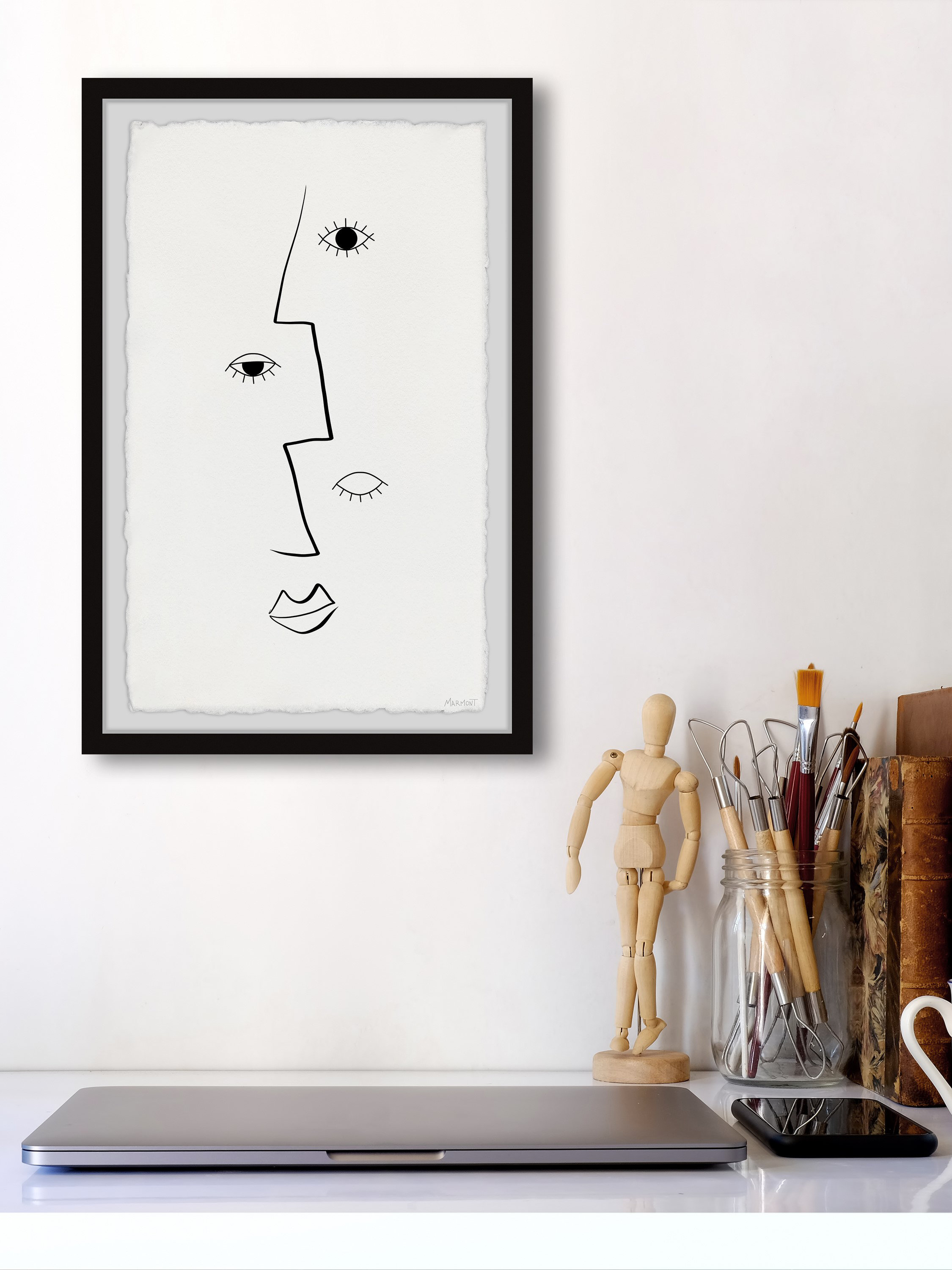 Orren Ellis Watching Eyes - Picture Frame Painting | Wayfair