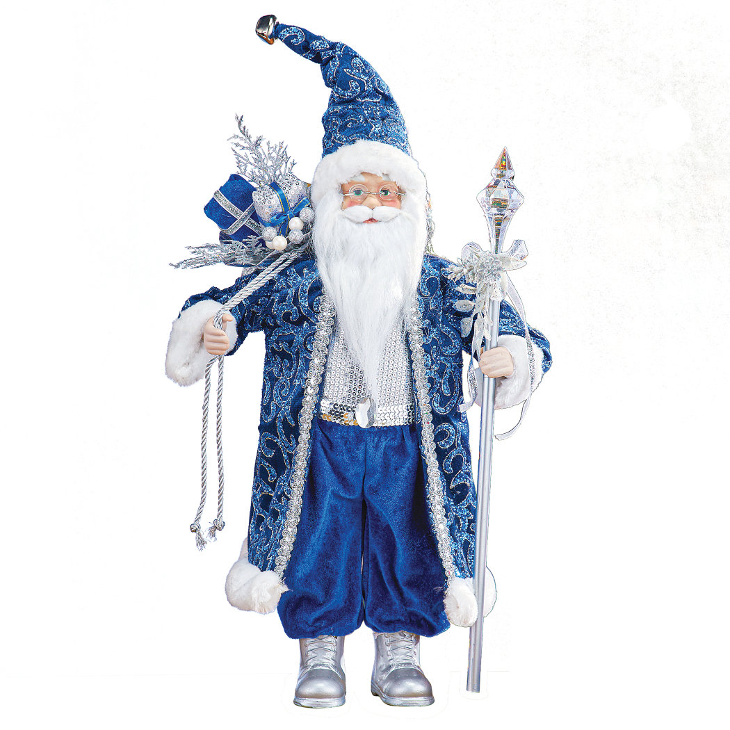 The Holiday Aisle® Elegant Christmas Santa Claus Collectible Decoration ...