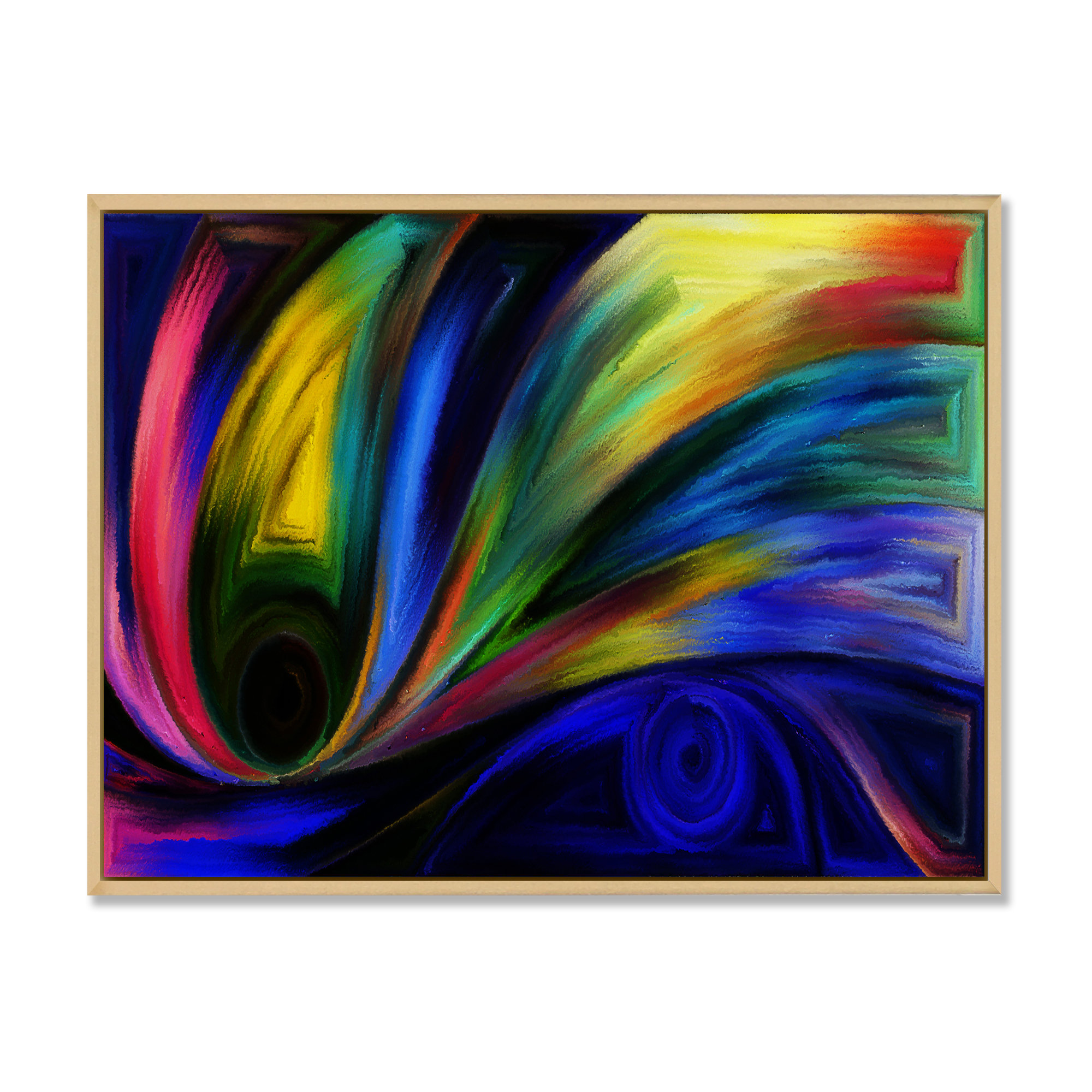 Wrought Studio Ink Curve Flow - on | Wayfair