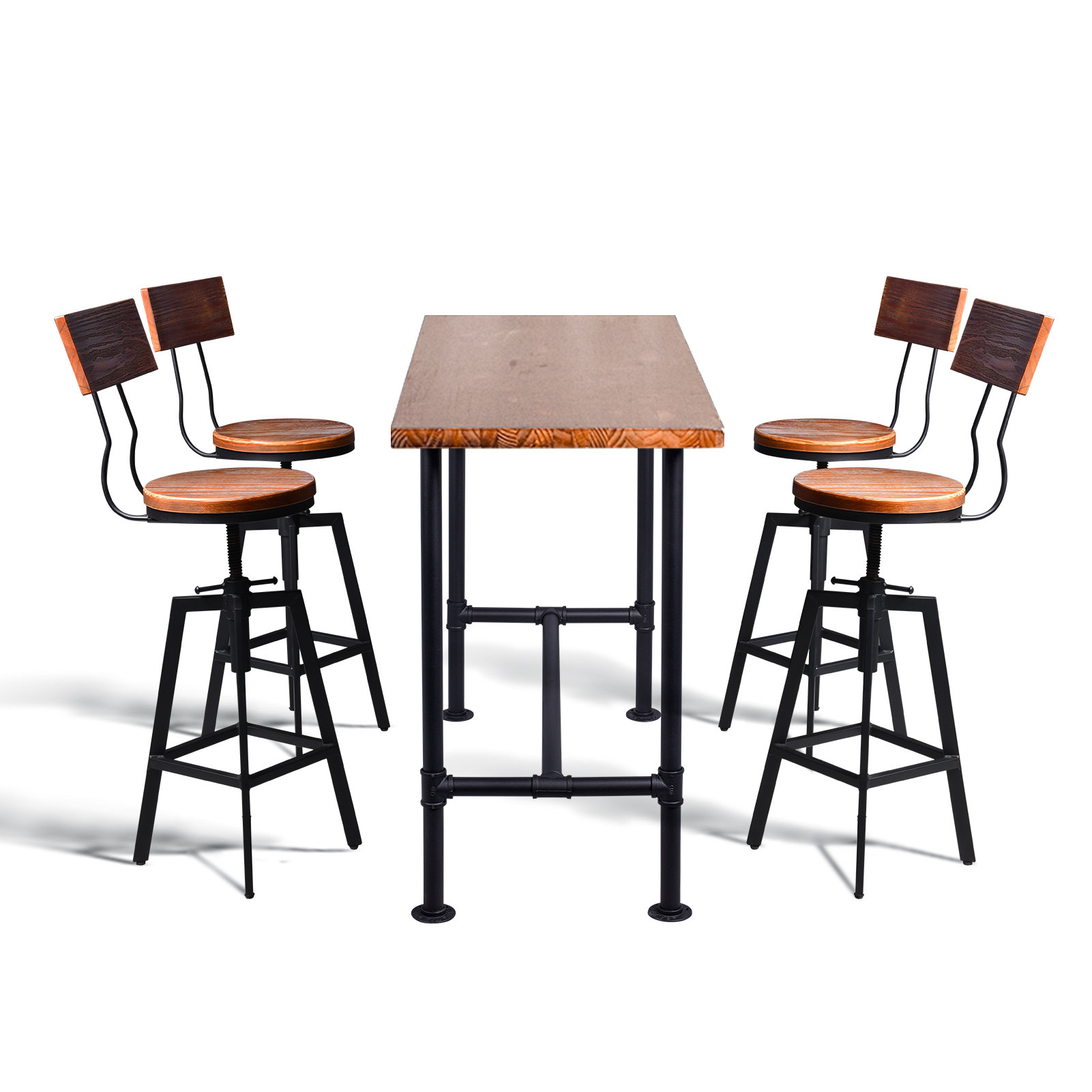 17 Stories 4 - Person Bar Height Dining Set | Wayfair