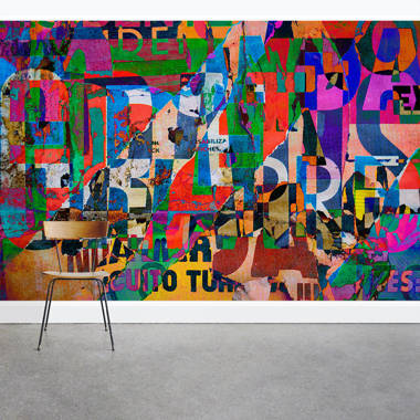 Ebern Designs Perlis Peel & Stick Abstract Wallpaper & Reviews | Wayfair