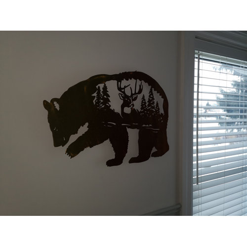 Union Rustic Metal Bear Wall Décor & Reviews | Wayfair