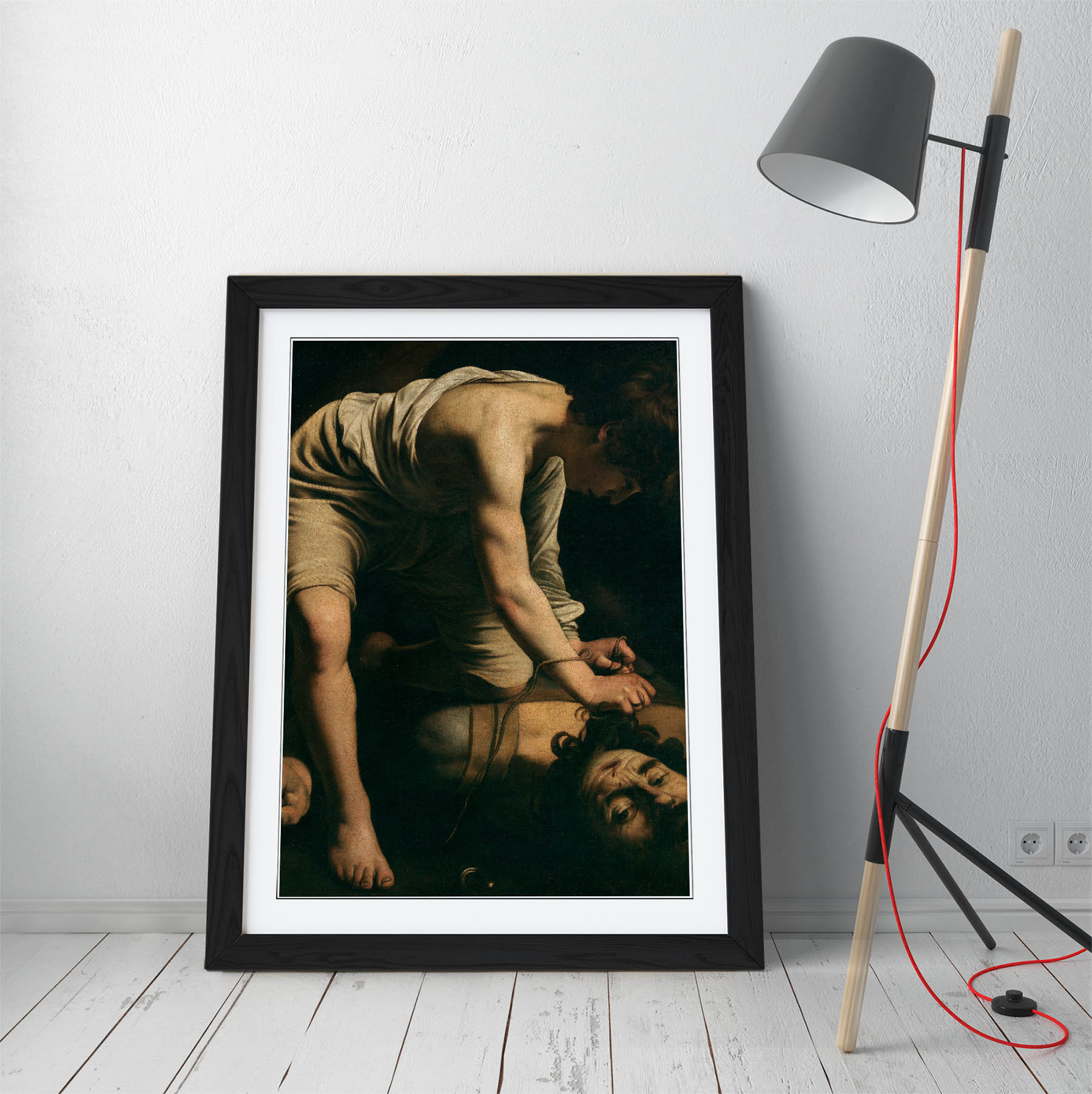 Astoria Grand Caravaggio David And Goliath - Single Picture Frame Art ...