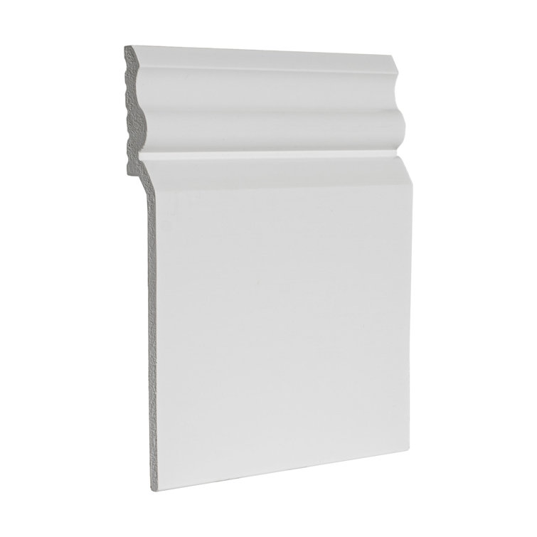 American Pro Decor 7/8 In. X 7-3/4 In. X 6 In. Unfinished PVC Baseboard ...