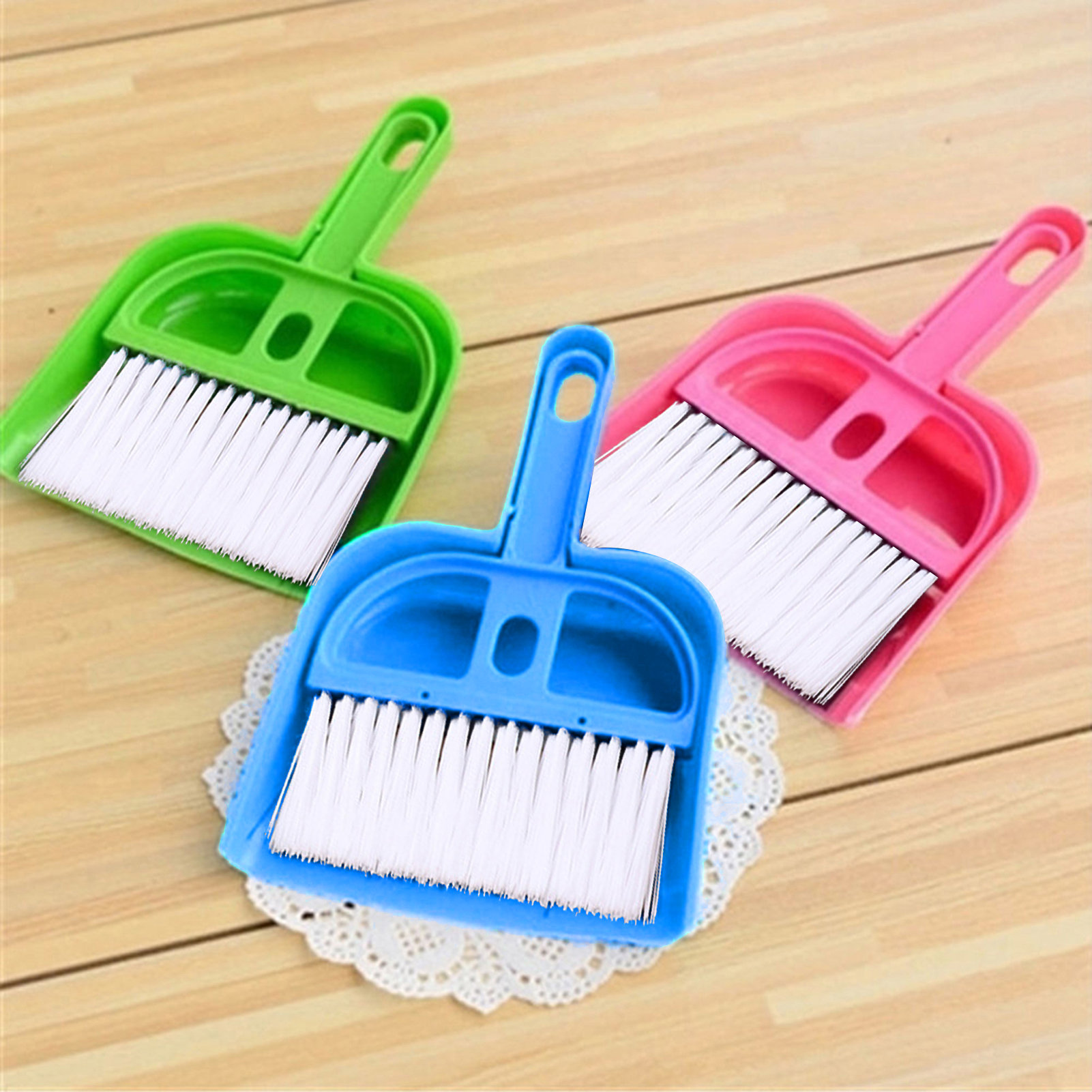 BONYOUN Plastic Broom and Dustpan Set | Wayfair