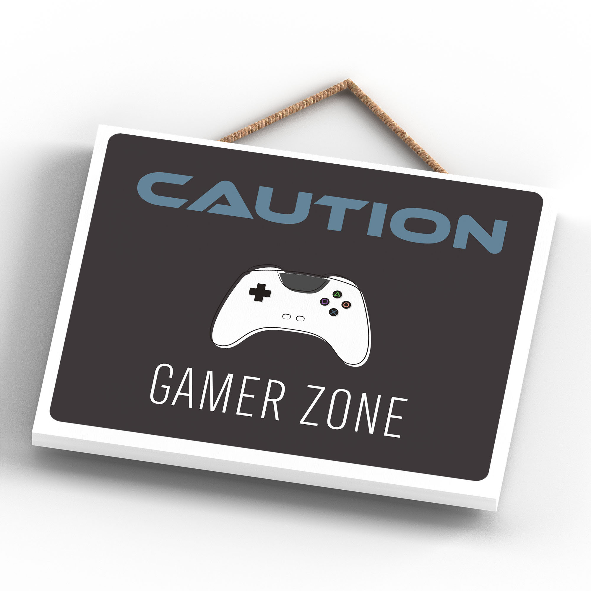 Maturi Caution Gamer Zone Wall Décor | Wayfair.co.uk