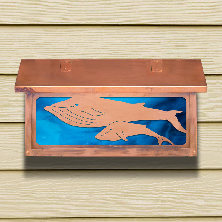 America's Finest Lighting Company Whales Wall Mounted Mailbox | Wayfair