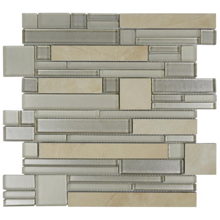 Symple Stuff Golz 12" x 12" Versailles Mosaic Tile | Wayfair