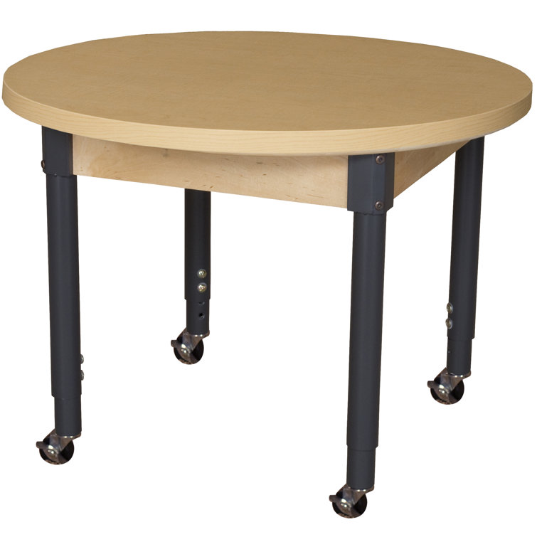 Wood Designs Adjustable Height Circular Activity Table | Wayfair