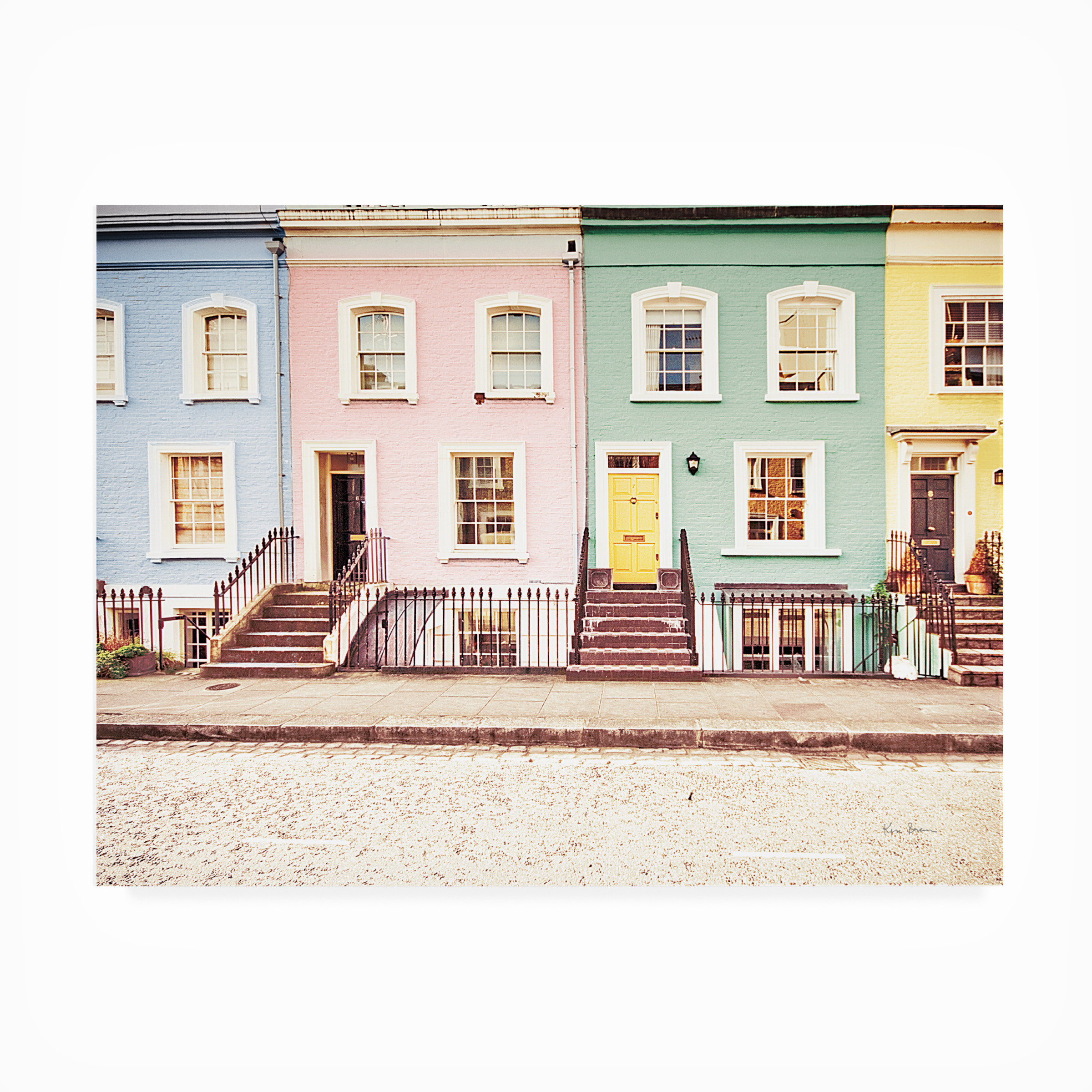 Red Barrel Studio® Keri Bevan ''Chelsea Houses All Lined Up Spring ...