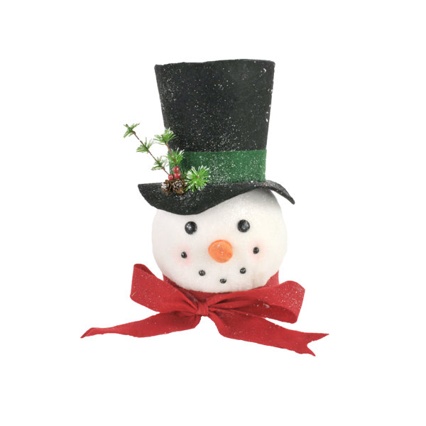 The Holiday Aisle® Snowman Head Tree Topper & Reviews | Wayfair