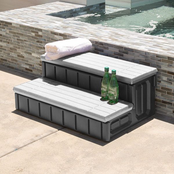Barton Hot Tub Steps with Storage & Reviews - Wayfair Canada