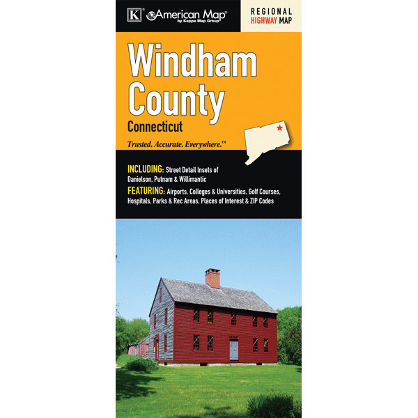 Universal Map Windham County Connecticut Fold Map - Wayfair Canada