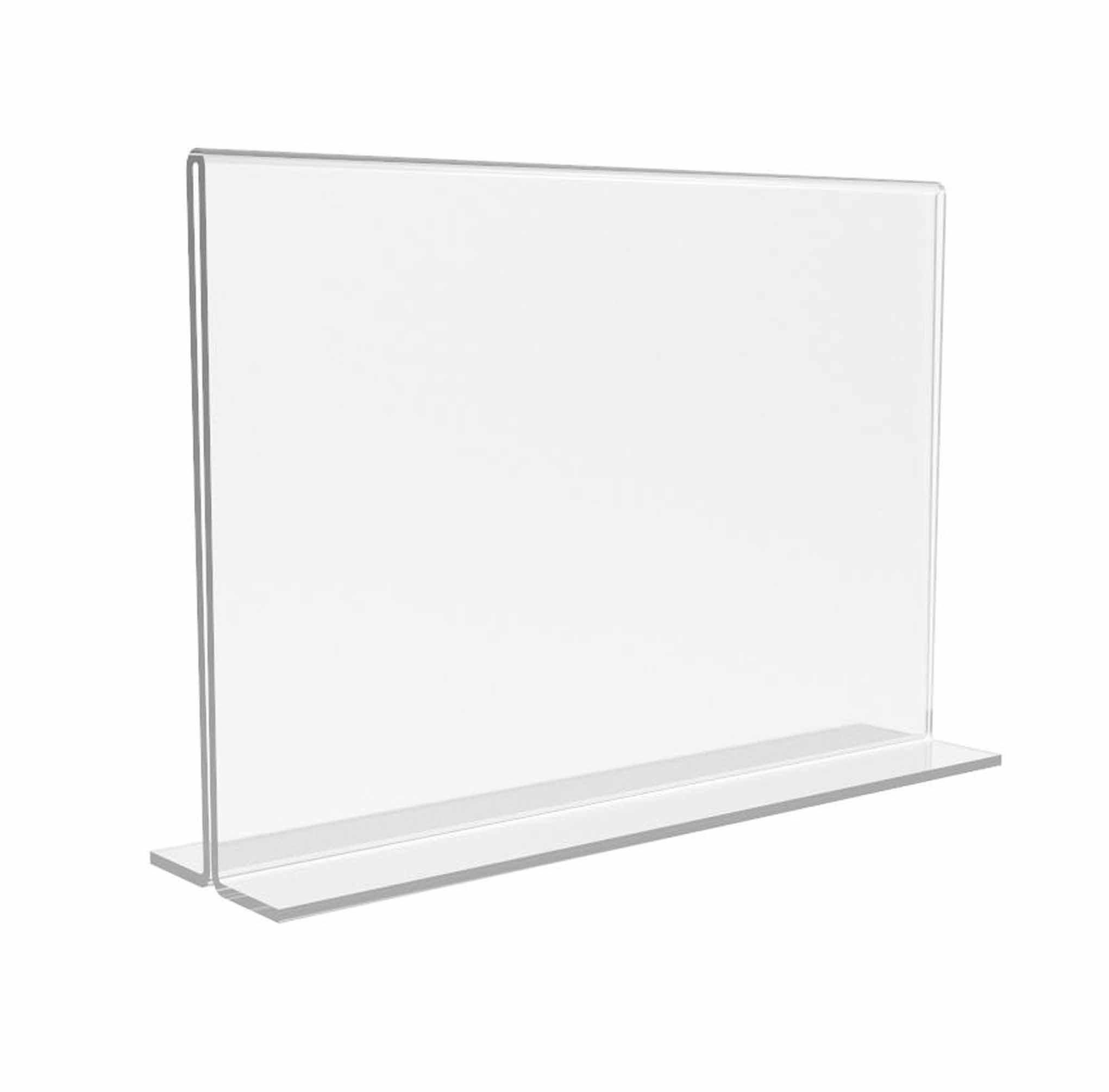 FixtureDisplays Sign Holder for Tabletops Horizontal Table Tent Frame ...