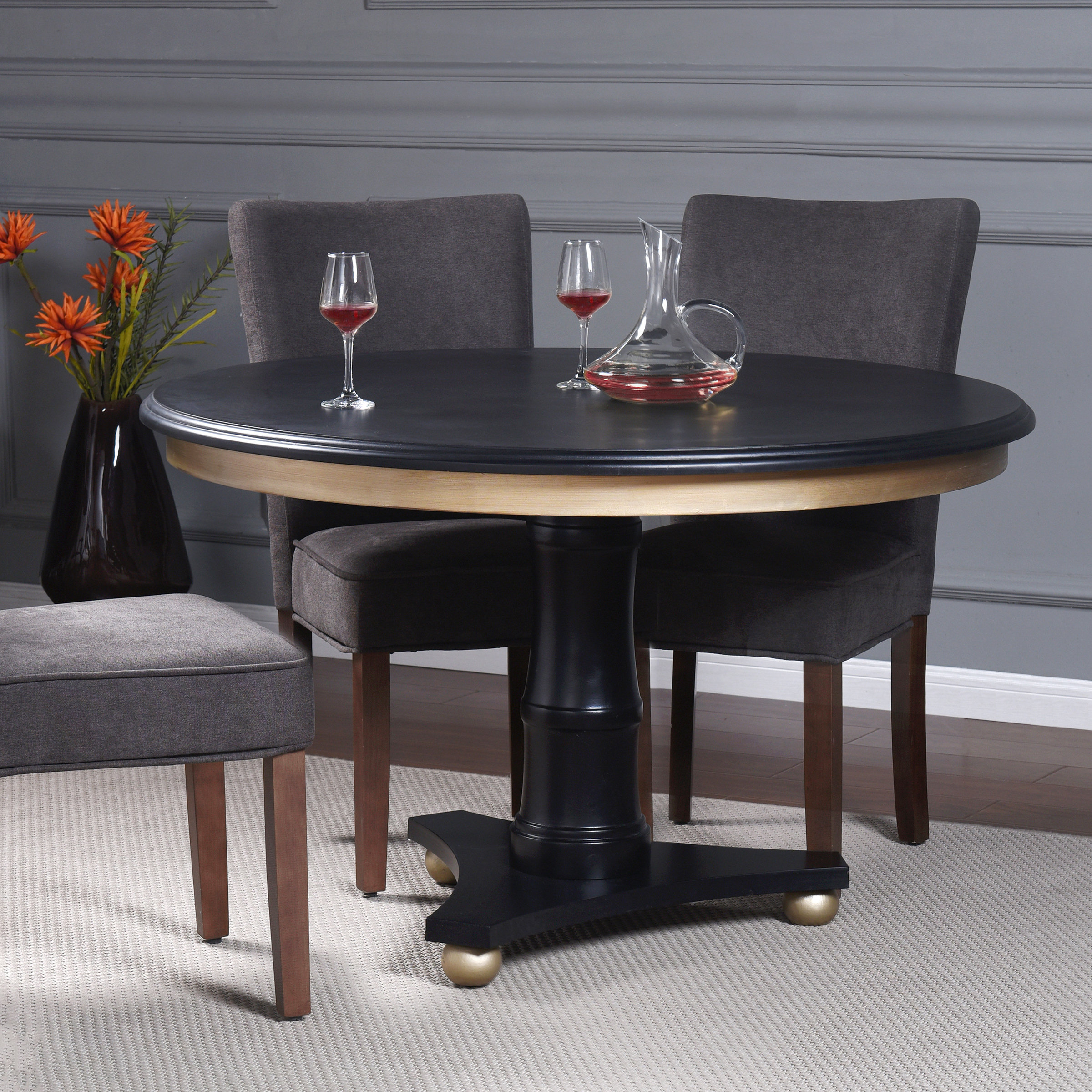 Canora Grey Cheilon 48'' Pedestal Dining Table | Wayfair