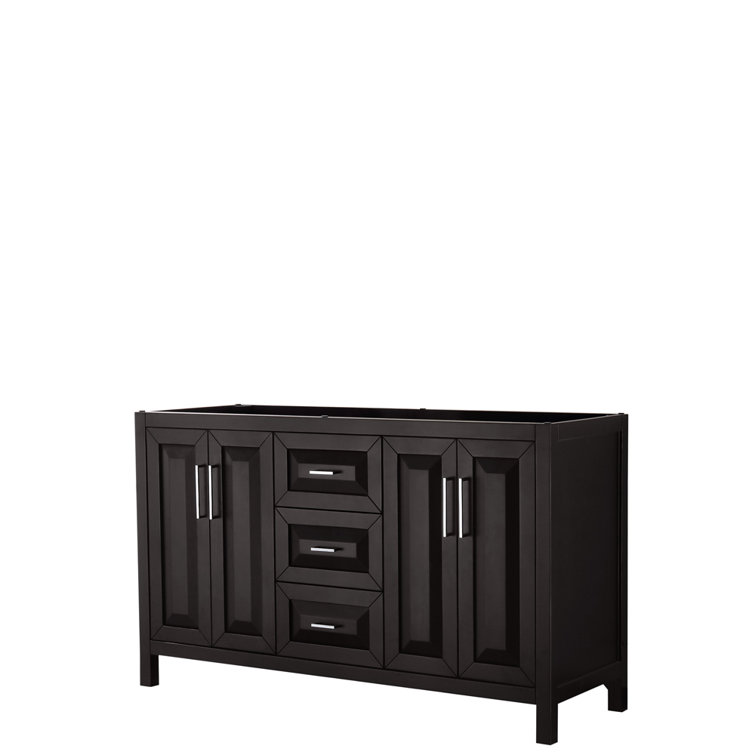 Wyndham Collection Daria 59" Double Bathroom Vanity Base Only & Reviews ...