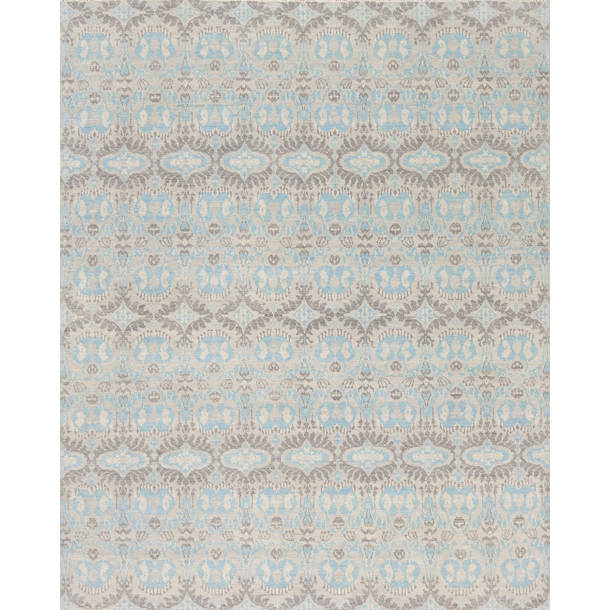 Samad Rugs Vogue Hand-Knotted Wool Ikat Area Rug in | Perigold