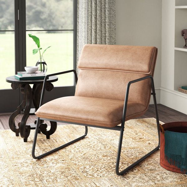 Camel Leather Chair | Wayfair