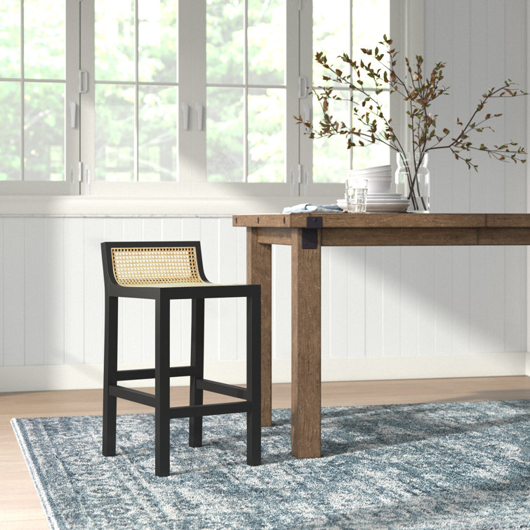 Sand & Stable Lea Solid Wood 25.75" Counter Stool & Reviews | Wayfair