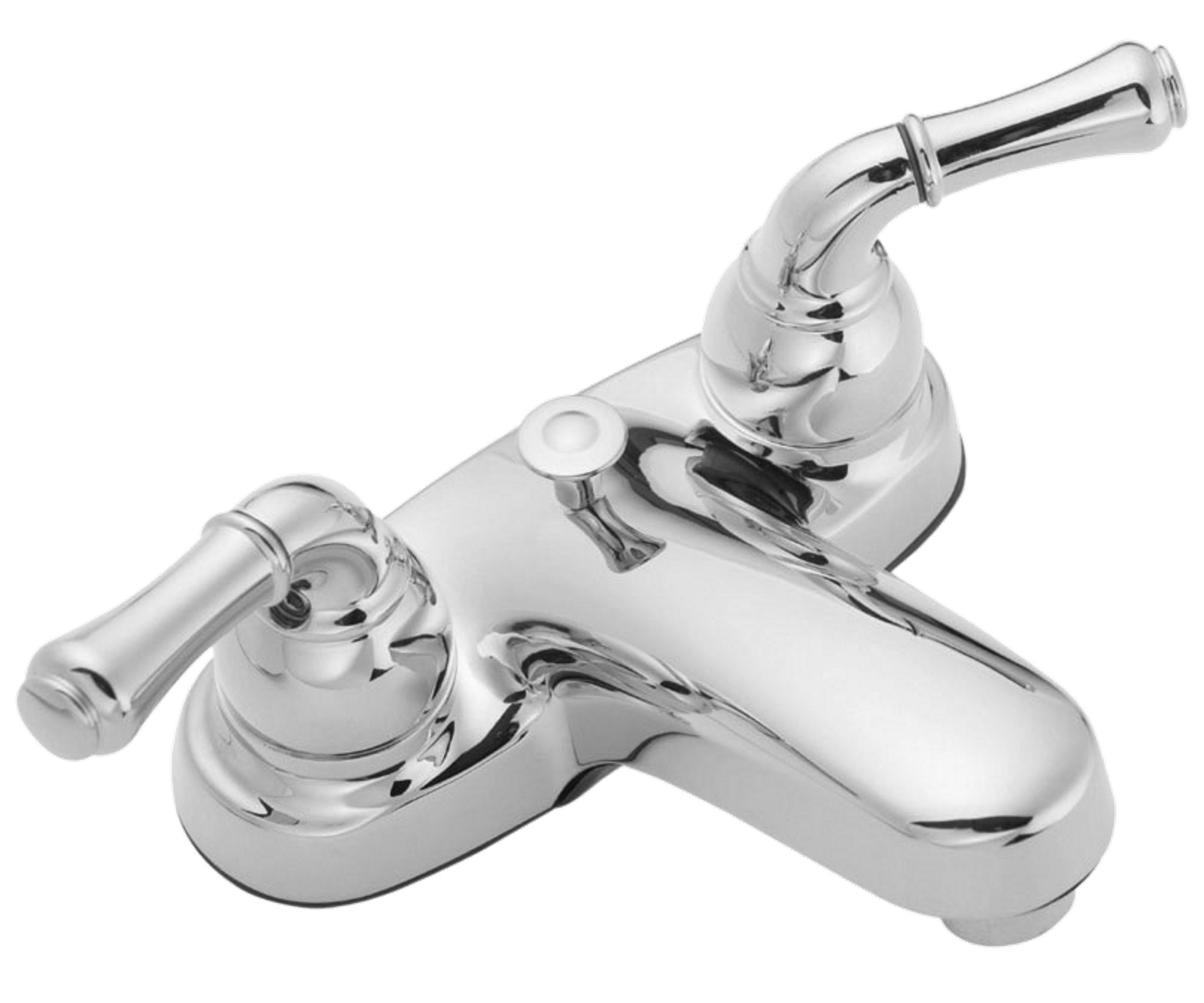 Banner Faucets Centerset Faucet 2-handle Bathroom Faucet with Drain ...