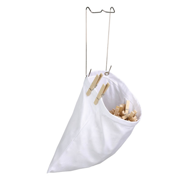Honey Can Do Hanging Cotton Clothespin Bag (2 Pack) | Wayfair