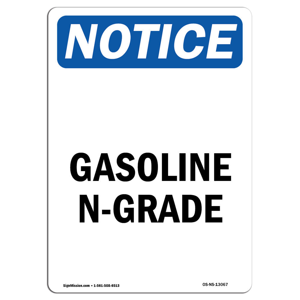 SignMission Gasoline N-Grade Sign | Wayfair