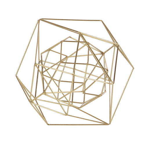 CosmoLiving by Cosmopolitan Metal Wire Sphere Sculpture & Reviews | Wayfair
