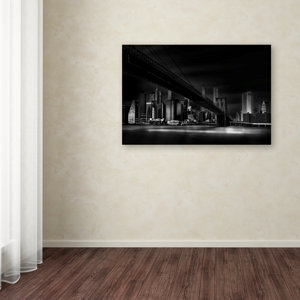 Trademark Art Gotham City by Peter Futo - Graphic Art on Canvas | Wayfair