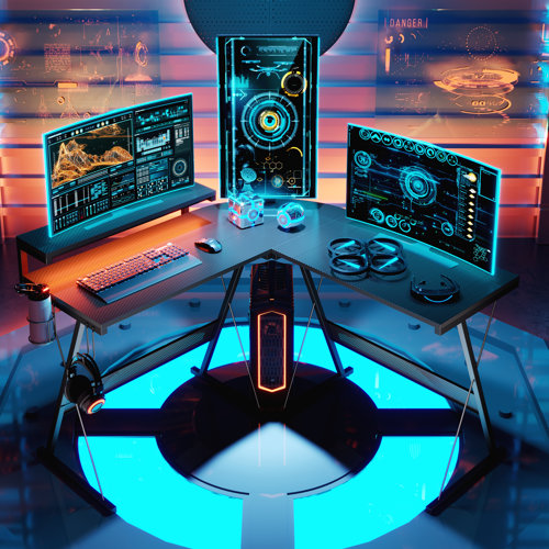 Blue Elephant L-Shape Computer Desk & Reviews | Wayfair.co.uk