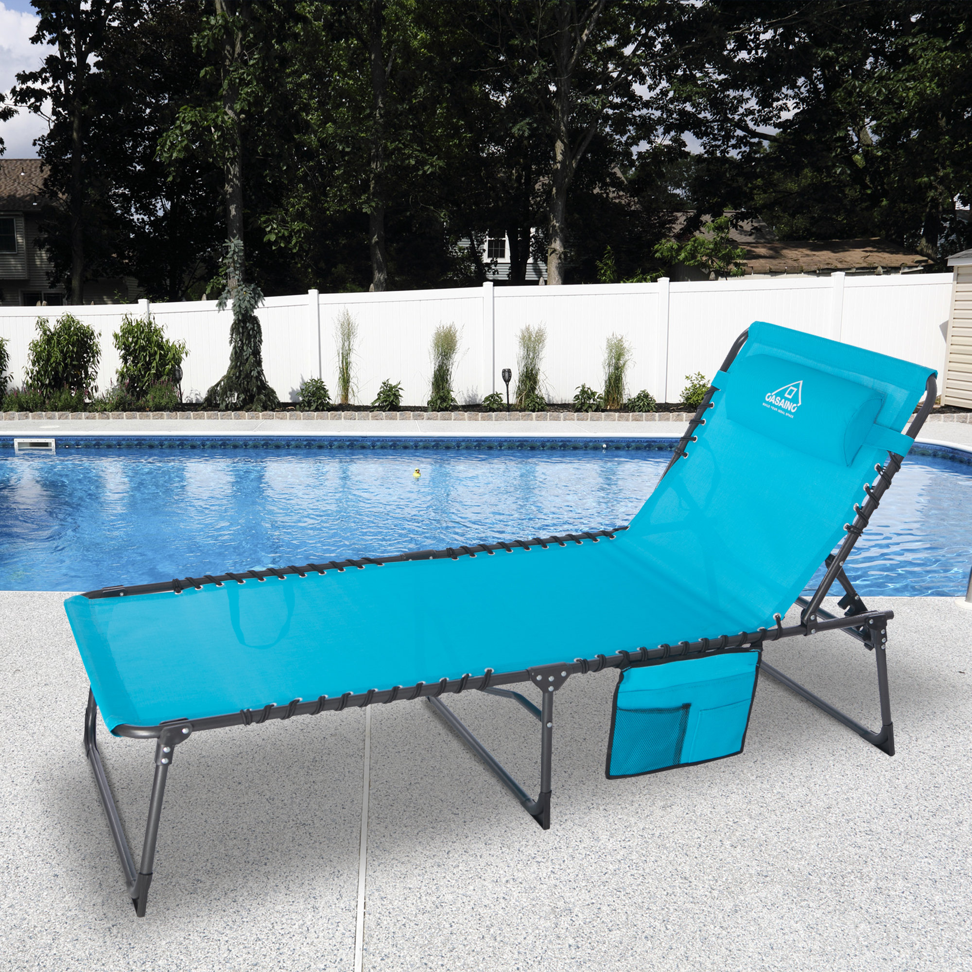K-Like 74.02'' Long Reclining Single Chaise & Reviews | Wayfair