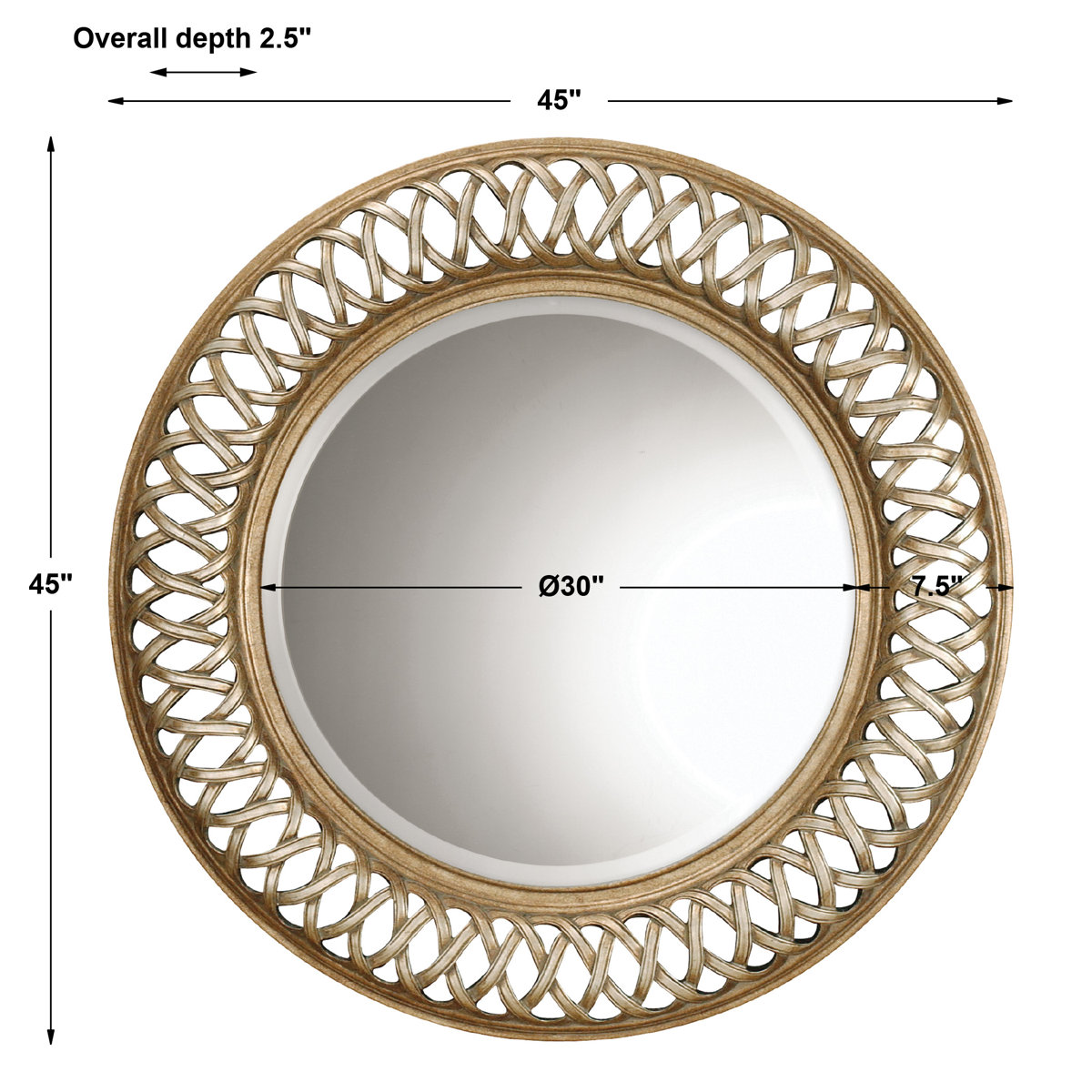 Astoria Grand Hiltz Round Plastic Wall Mirror & Reviews | Wayfair