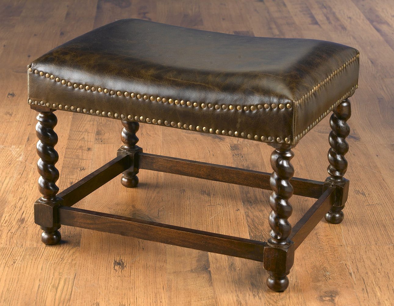 Millwood Pines Wegener 18'' Tall Solid Wood Accent Stool | Wayfair