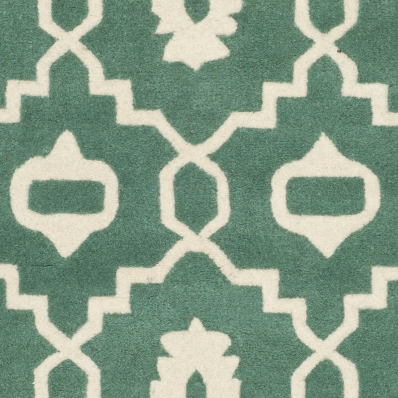 Safavieh Chatham Green Teal/Ivory Rug & Reviews | Wayfair