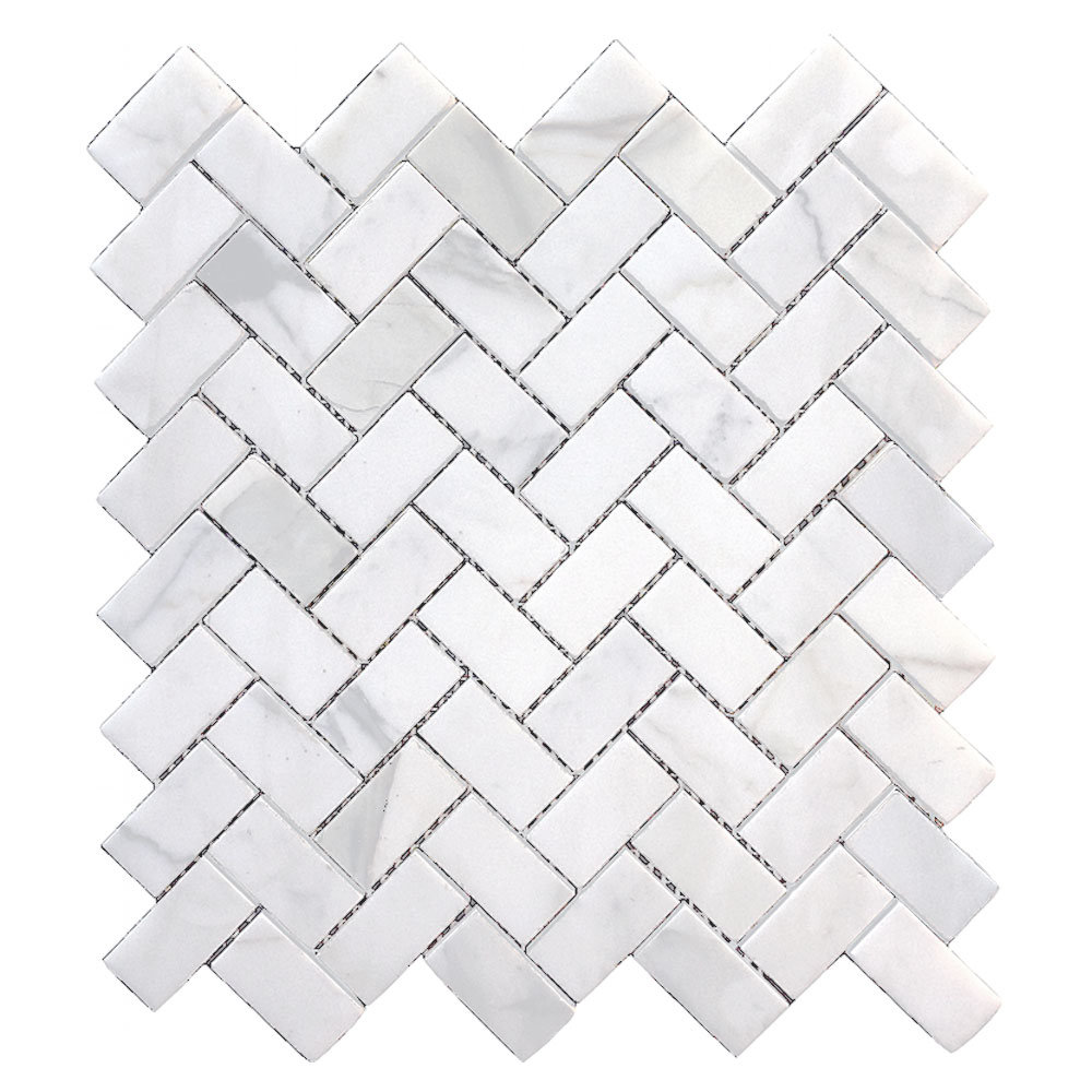 dCOR design 1" x 1" Marble Mosaic Tile | Wayfair