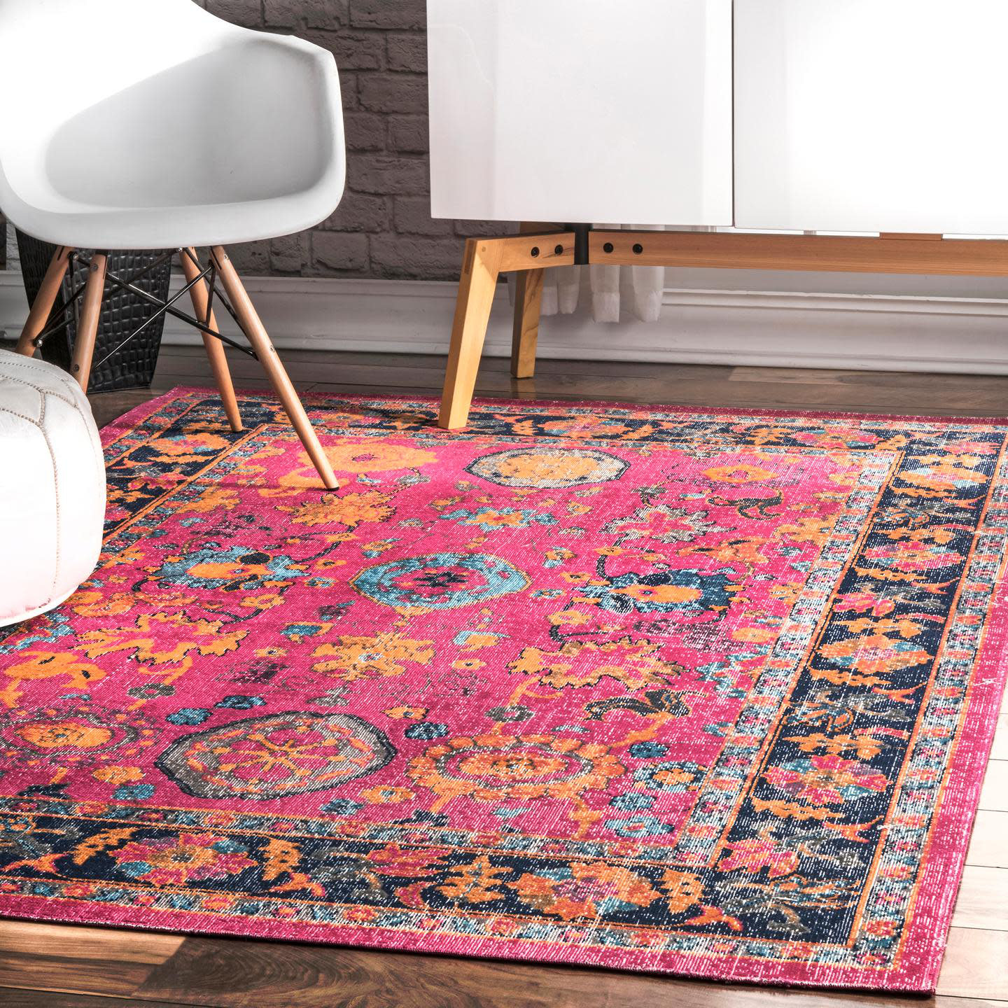 Latitude Vive Ayush Cotton Pink Rug & Reviews | Wayfair.co.uk