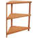 Red Barrel Studio® Turrella Triangular Solid Wood Plant Stand | Wayfair