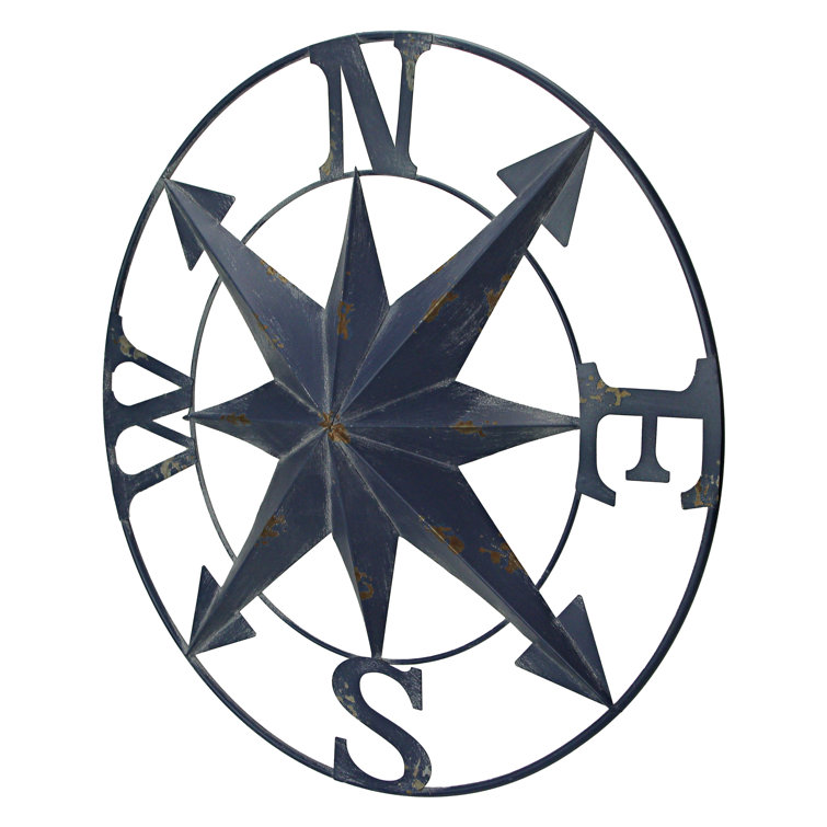Breakwater Bay Compass Rose Wall Décor | Wayfair