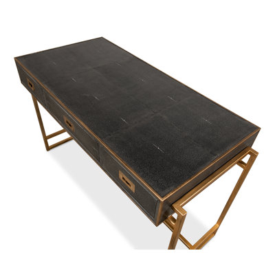 Sarreid Ltd Shagreen 49'' Rectangular Writing Desk & Reviews | Perigold