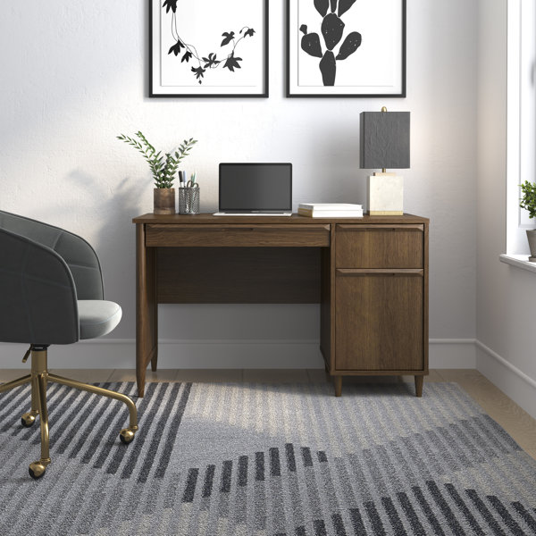 36 Inch Wide Desk With Drawers | Wayfair