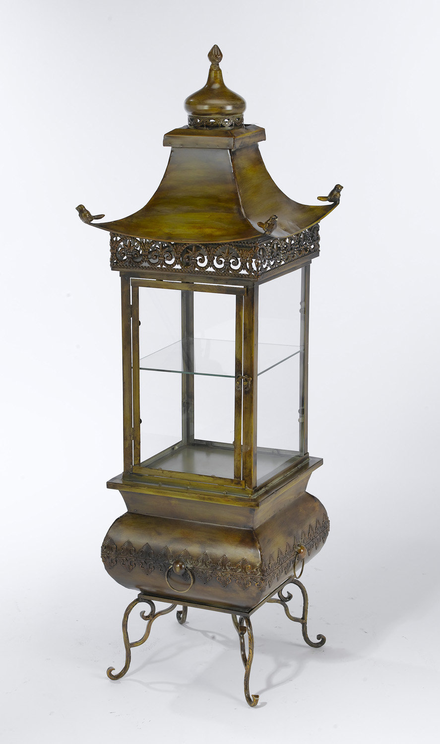 AA Importing 49'' H x 15'' W Metal Trophy Display Case | Wayfair