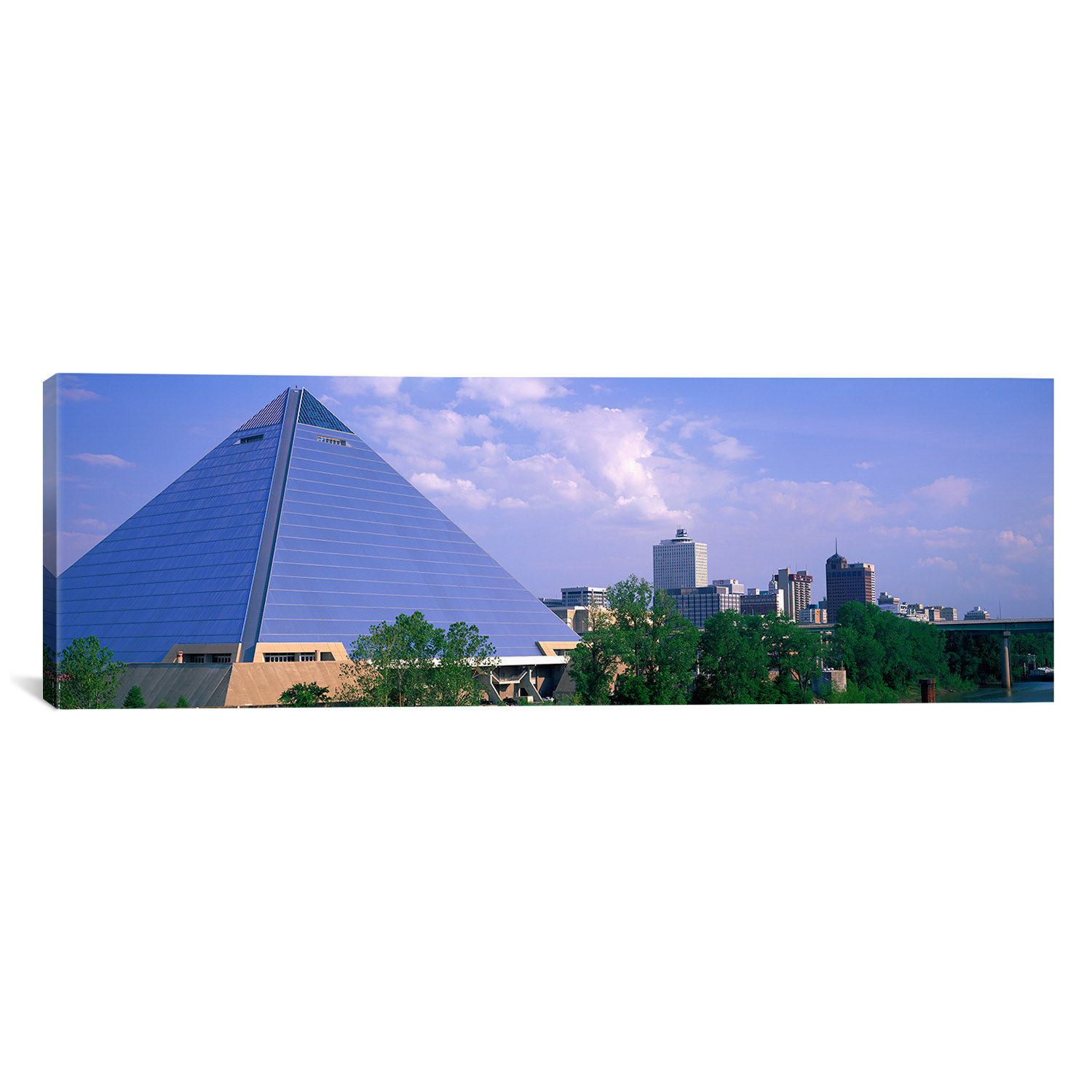 Ebern Designs The Pyramid Memphis TN by Panoramic Images - Wrapped ...