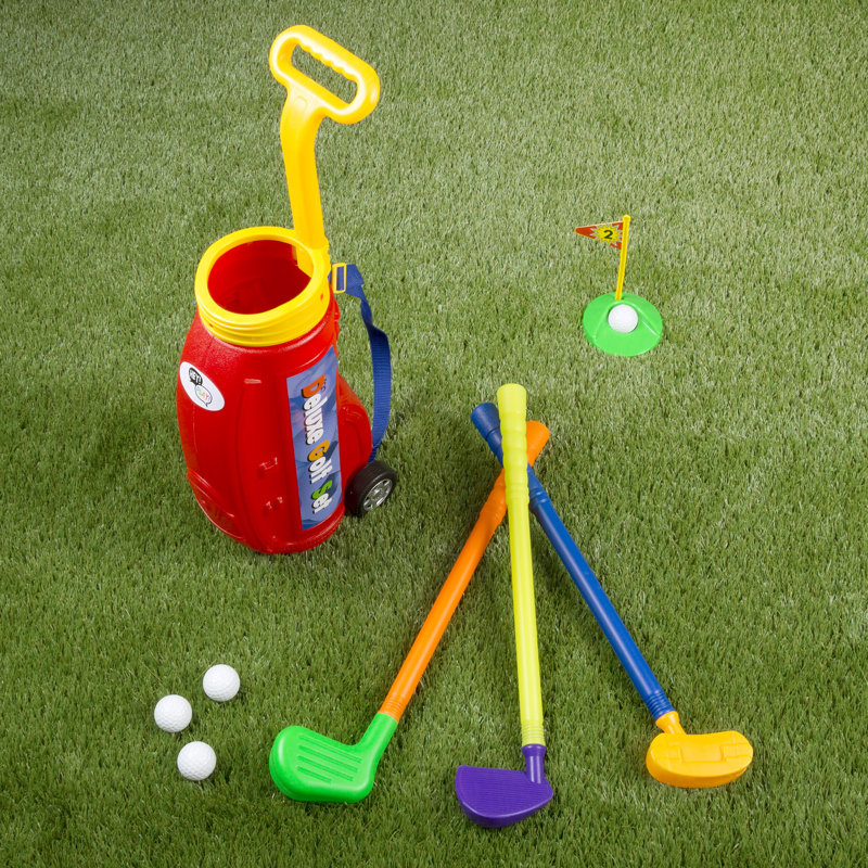 Hey! Play! 10 Pieces Toddler Toy Golf Set & Reviews | Wayfair