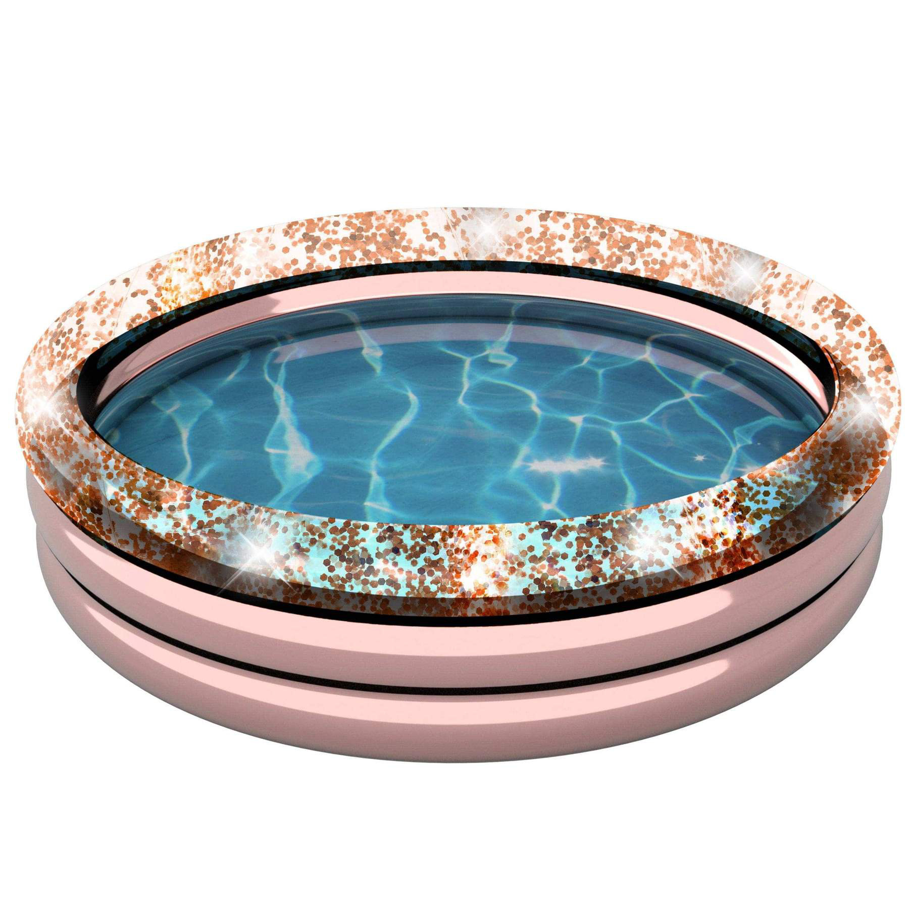 Pool Candy Glitter Sunning Pool - Deluxe Pool With Rose Gold Glitter ...