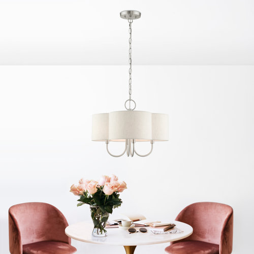 Mercury Row® Swarthout 4 - Light Dimmable Geometric Chandelier ...
