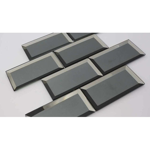 Supreme Tile Reflection 3" x 6" Glass Mosaic Wall Tile & Reviews | Wayfair